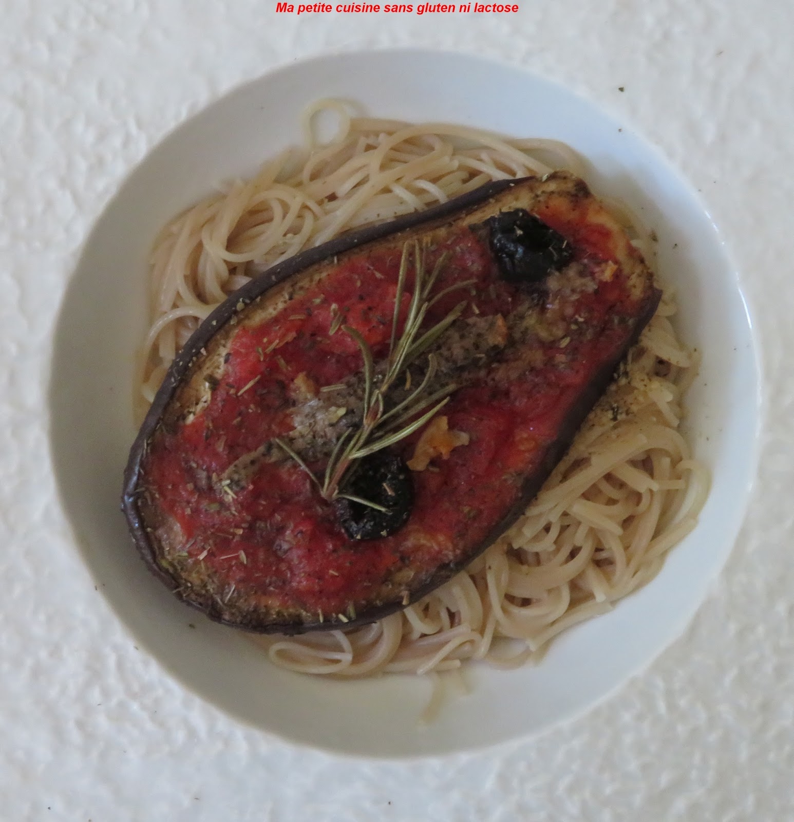 Aubergines façon pizza et noddles au riz basmati brun - Ma petite ...