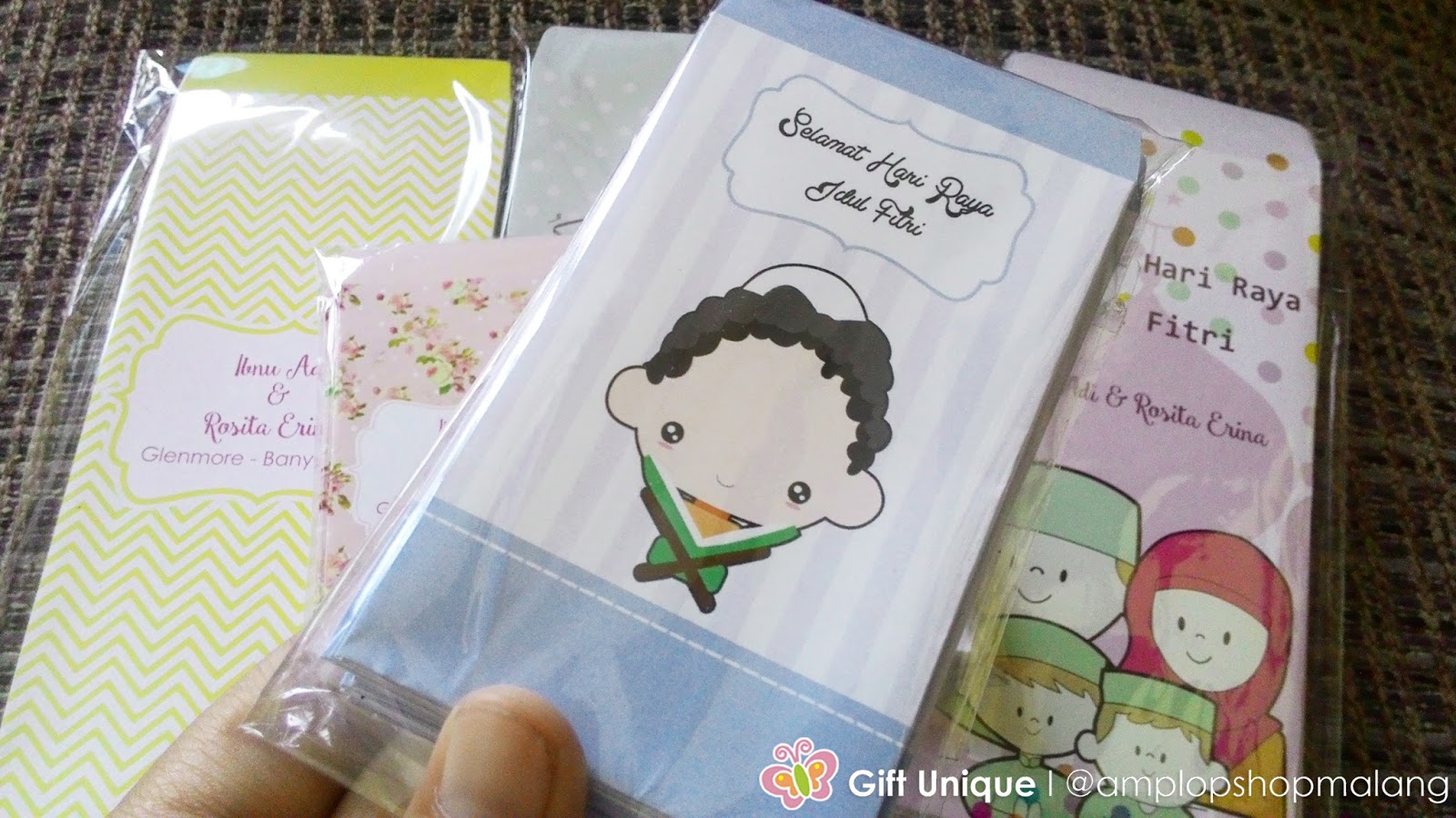 Amplop Shop Kado Unik dan Murah: Amplop Custom Lebaran Foto lucu