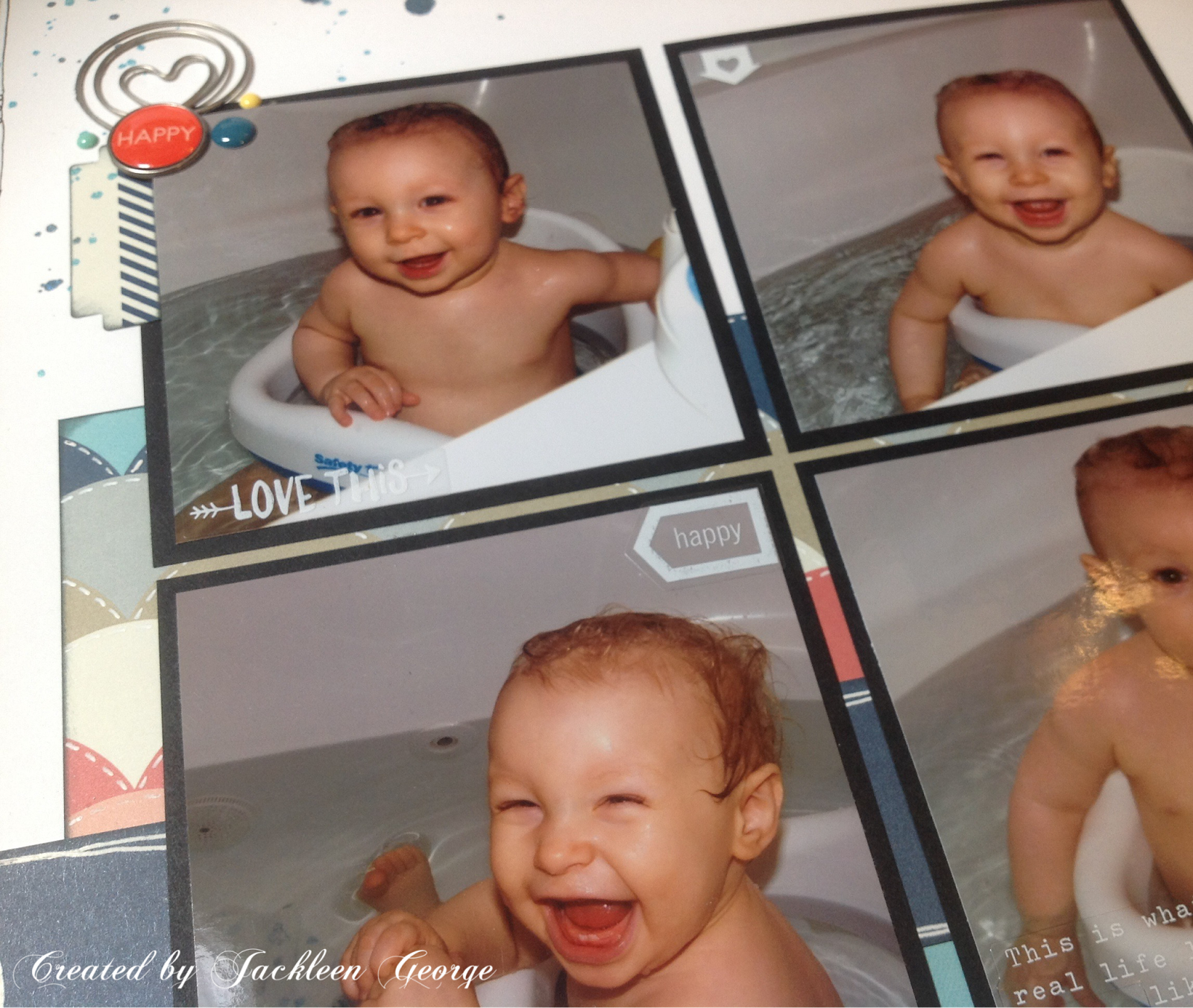 So Scrap Happy: Bath Time