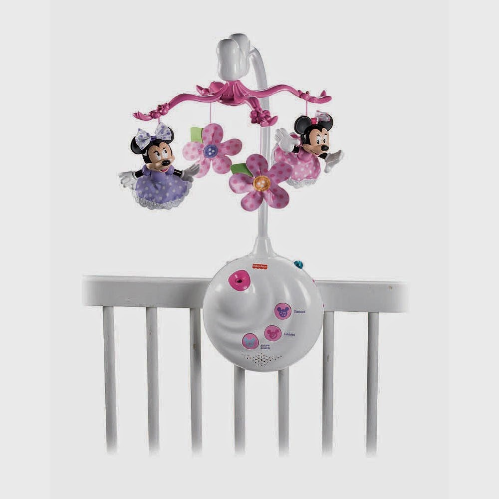 Caitlin's Blog: Fisher-Price Disney Baby Minnie Mouse Projection Mobile
