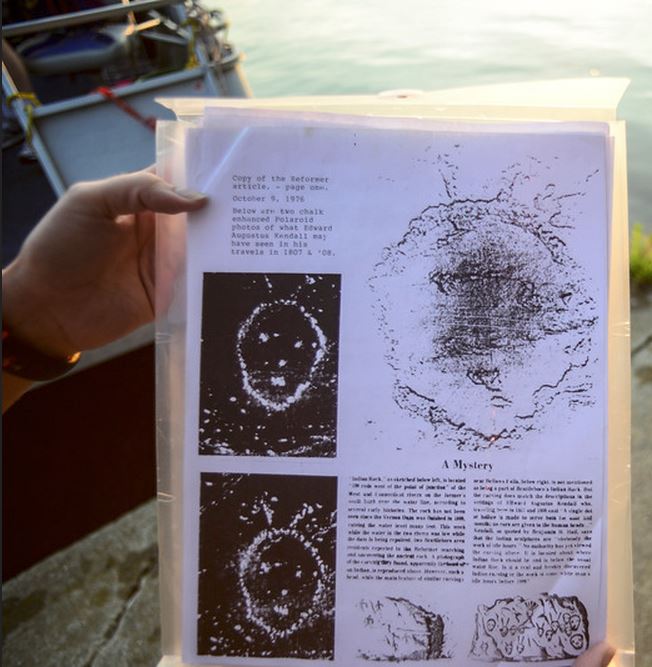 Rock Piles: Diver finds petroglyph submerged in Connecticut River since ...