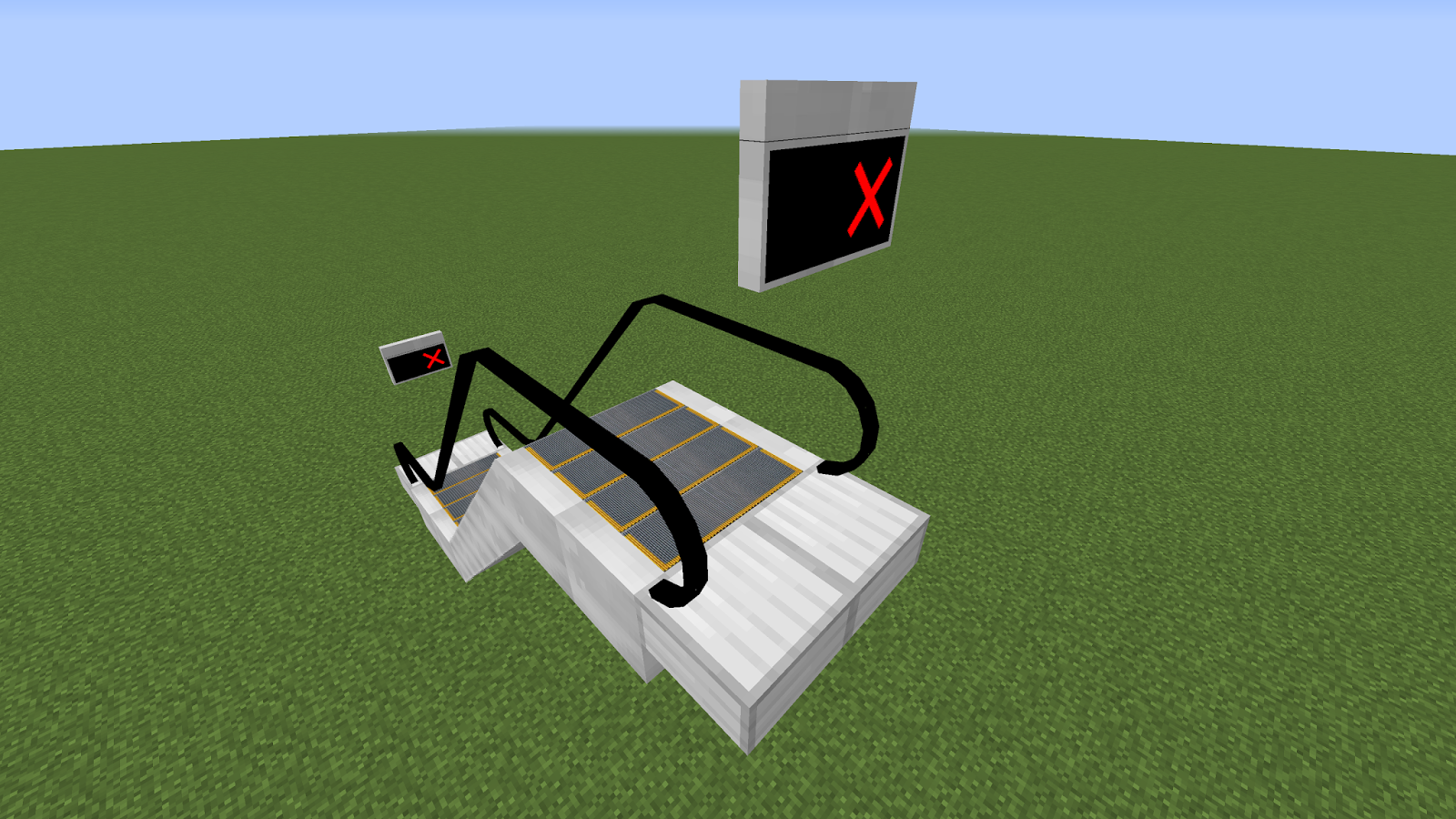 Minecraft Transit Railway: Escalators
