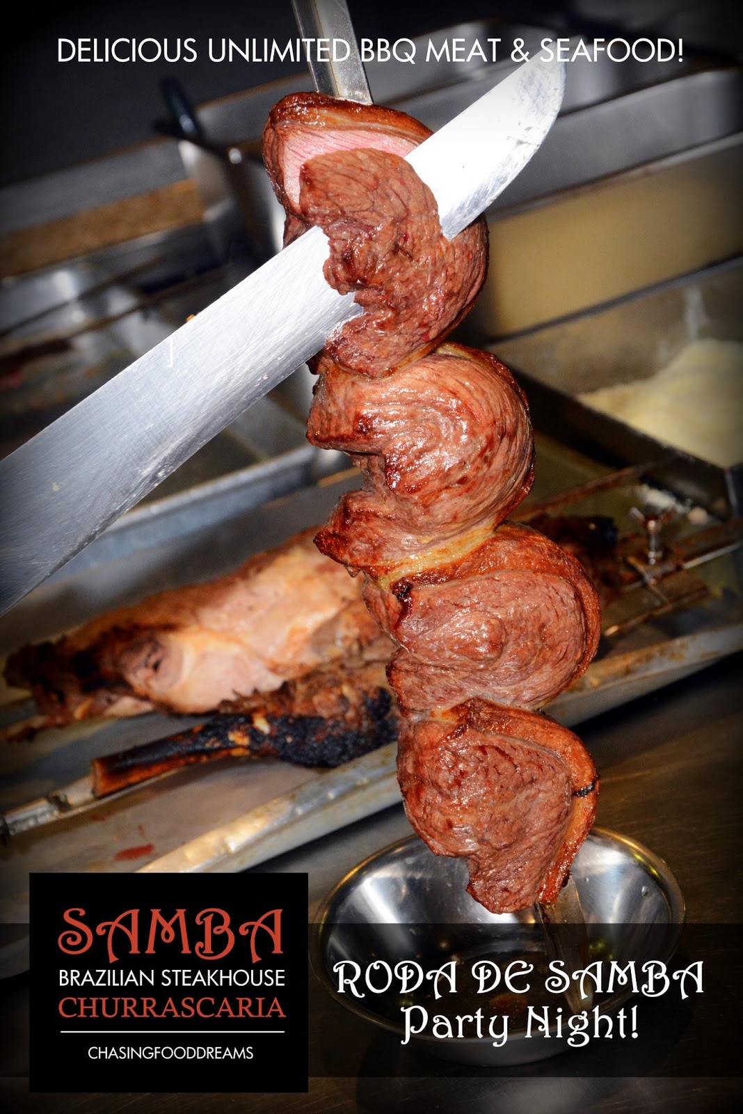 CHASING FOOD DREAMS: Samba Brazilian Steak House Churrascaria, Avenue K ...