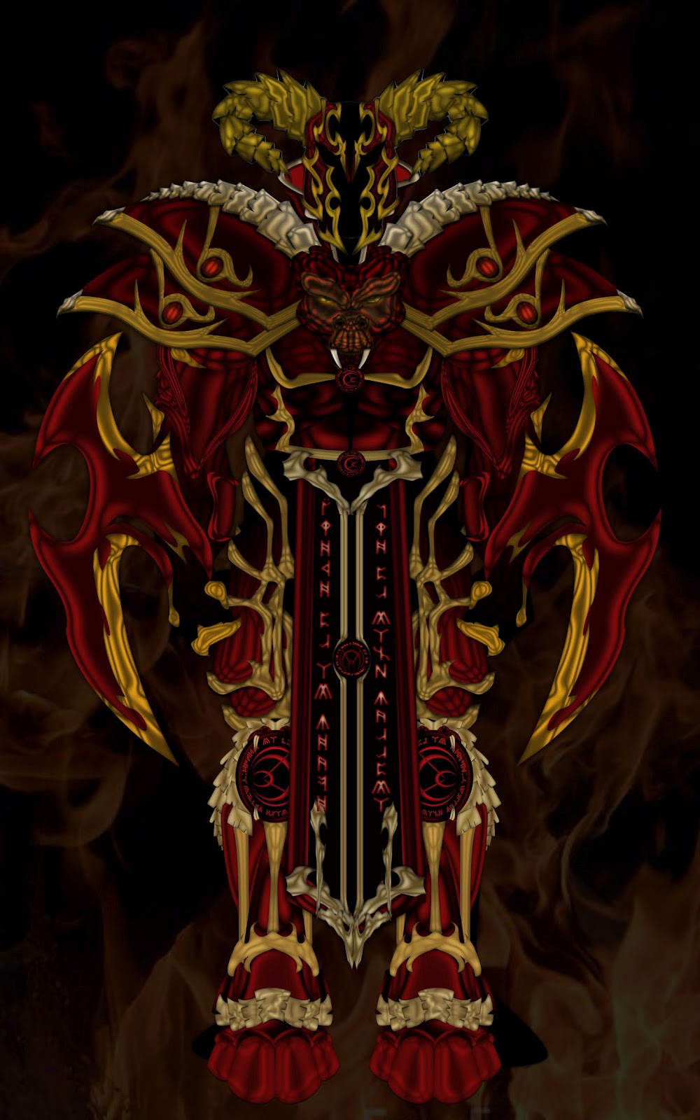 My fantasy armor creations: DragonScion Armor!!