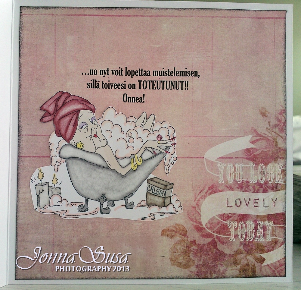 Elämää, ei sen enempää...: Syntymäpäivä-kortti ystävälle