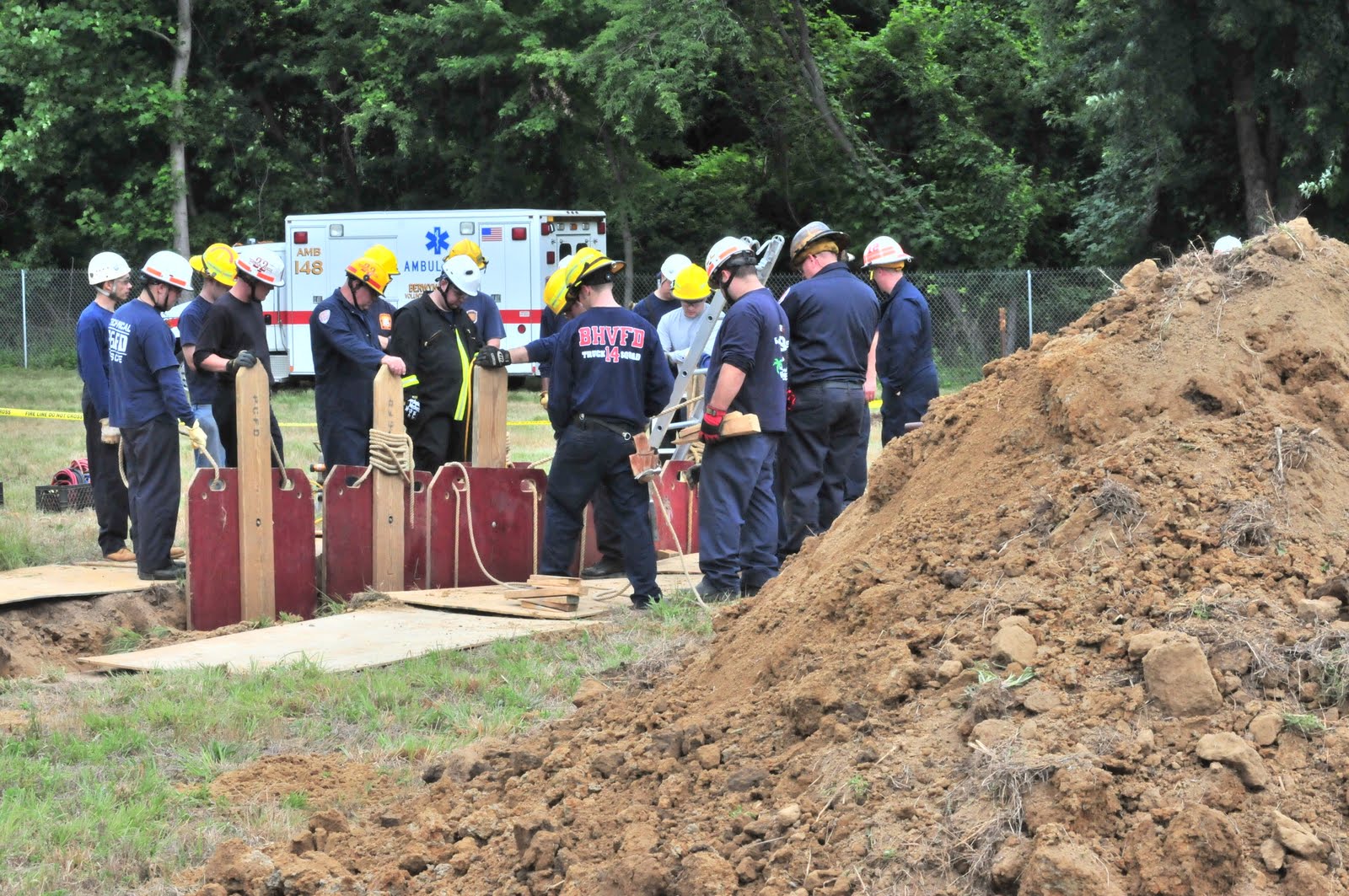Firefighters Attend Trench Rescue Class
