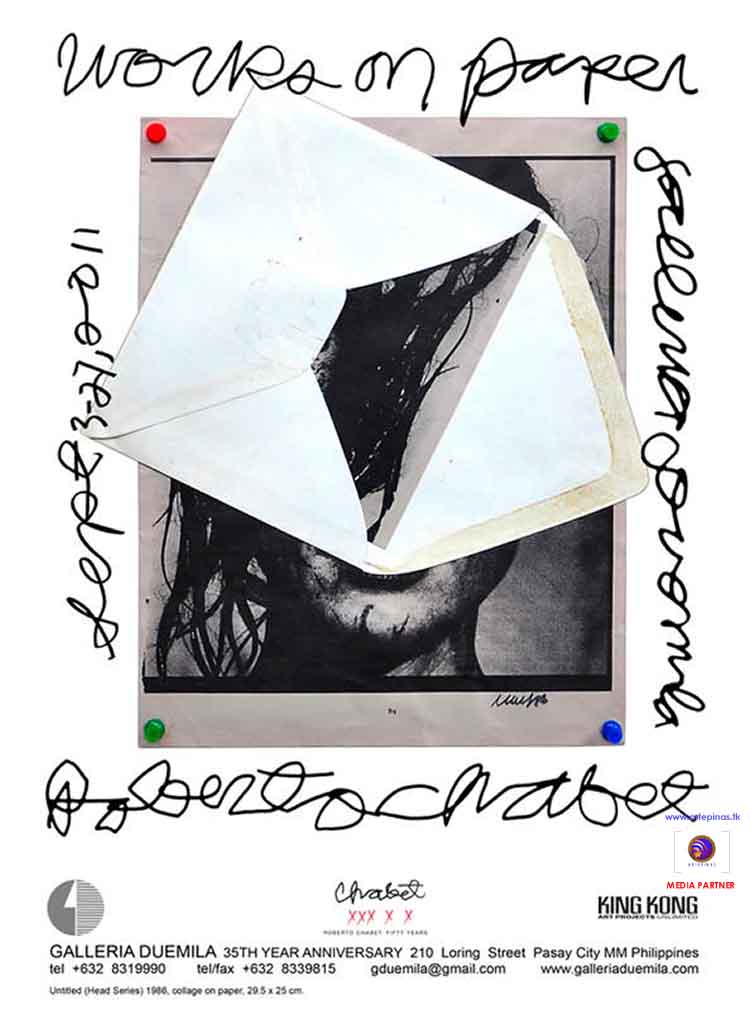 ARTEPINAS: HEAD SERIES COLLAGES – ROBERTO CHABET’S WORKS ON PAPER
