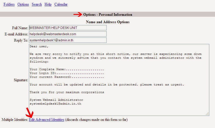 Contoh Email Akun SquirrelMail Yang Terkena Spam | Server Jaringan