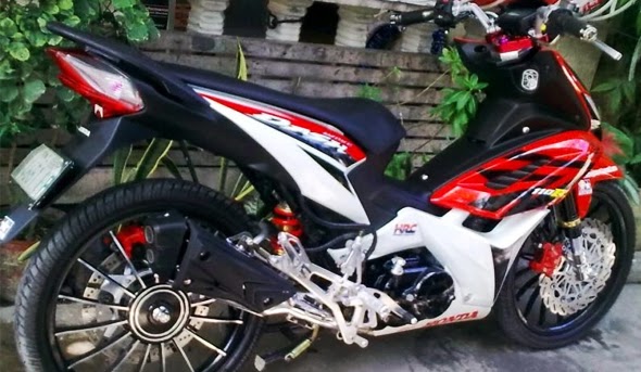 Foto Modifikasi Motor Honda Blade Terbaru