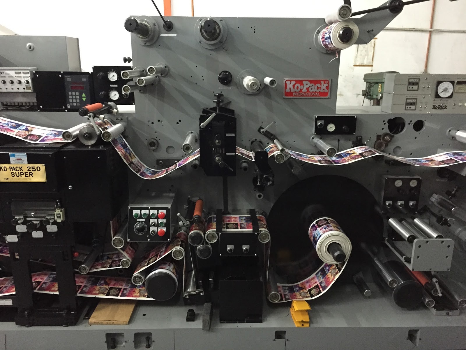 MetroGraphic Equipment: KOPACK Super 250 8+1 Color Rotary Letterpress ...