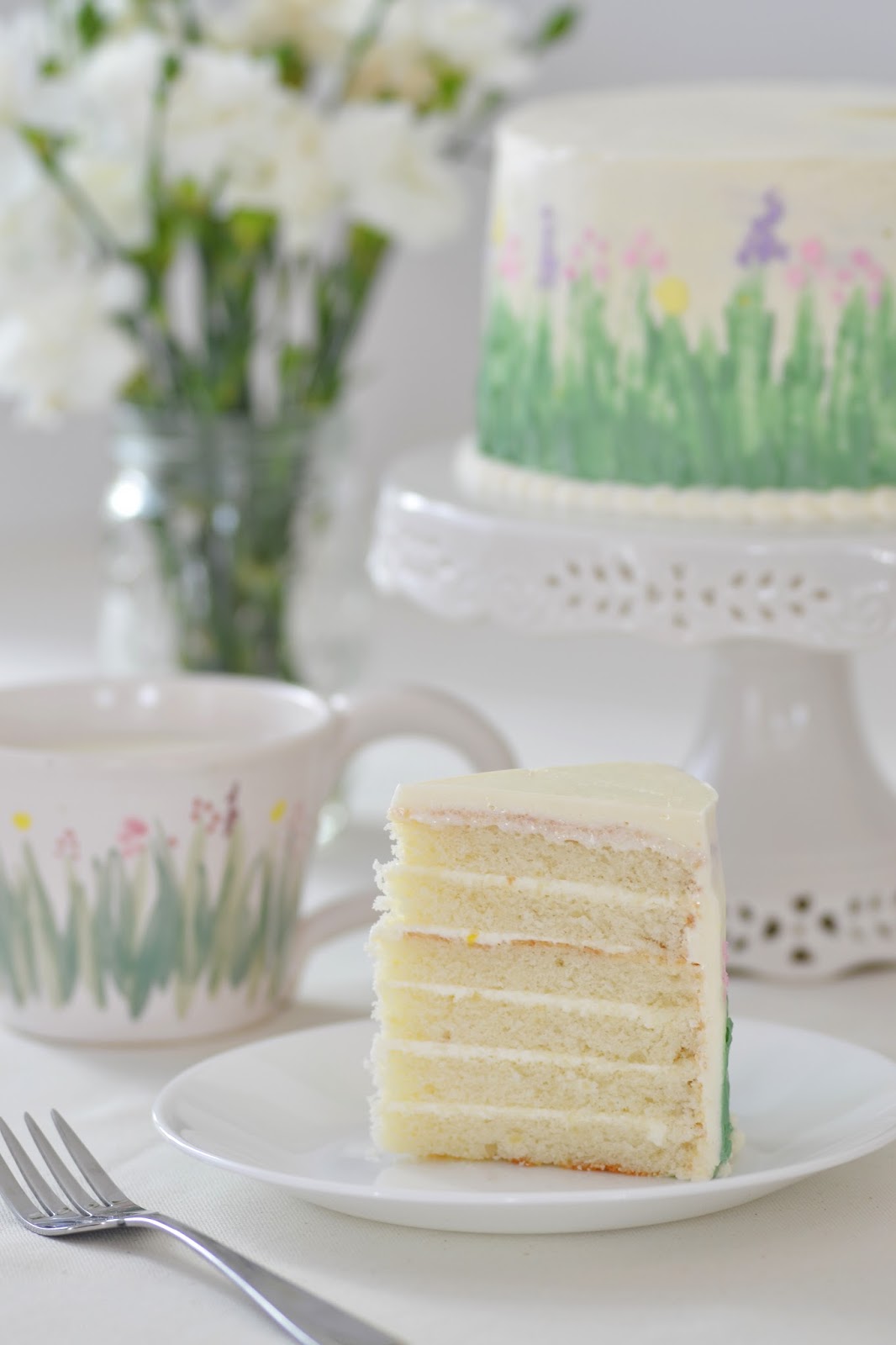 Lemon Almond Spring Cake | Building Buttercream