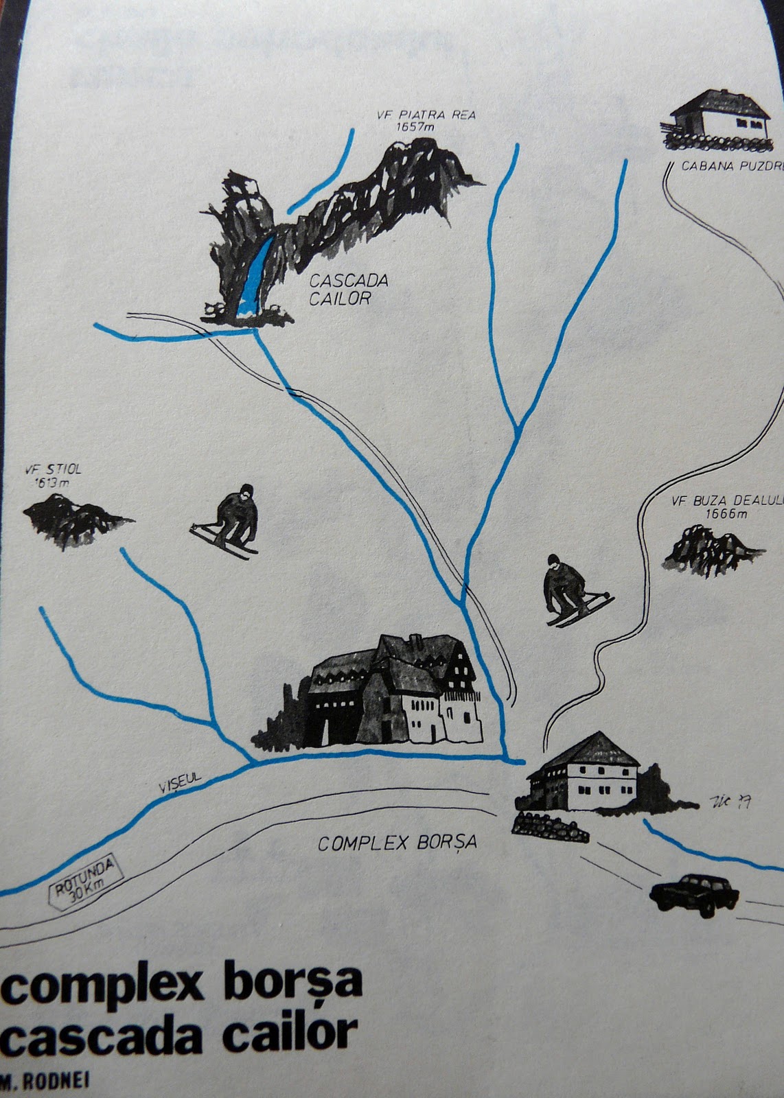 plecat de acasă: Schita traseu: Complex turistic Borsa- Cascada Cailor ...