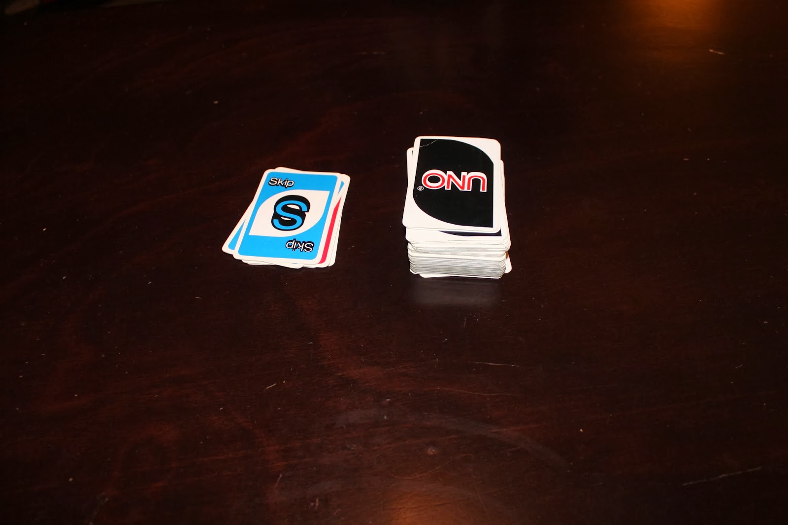 Game Trace: UNO Sample Card Play and Game Setup