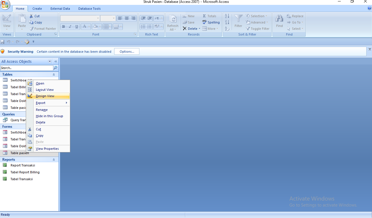 Cara Membuat Switchboard Di Ms Access