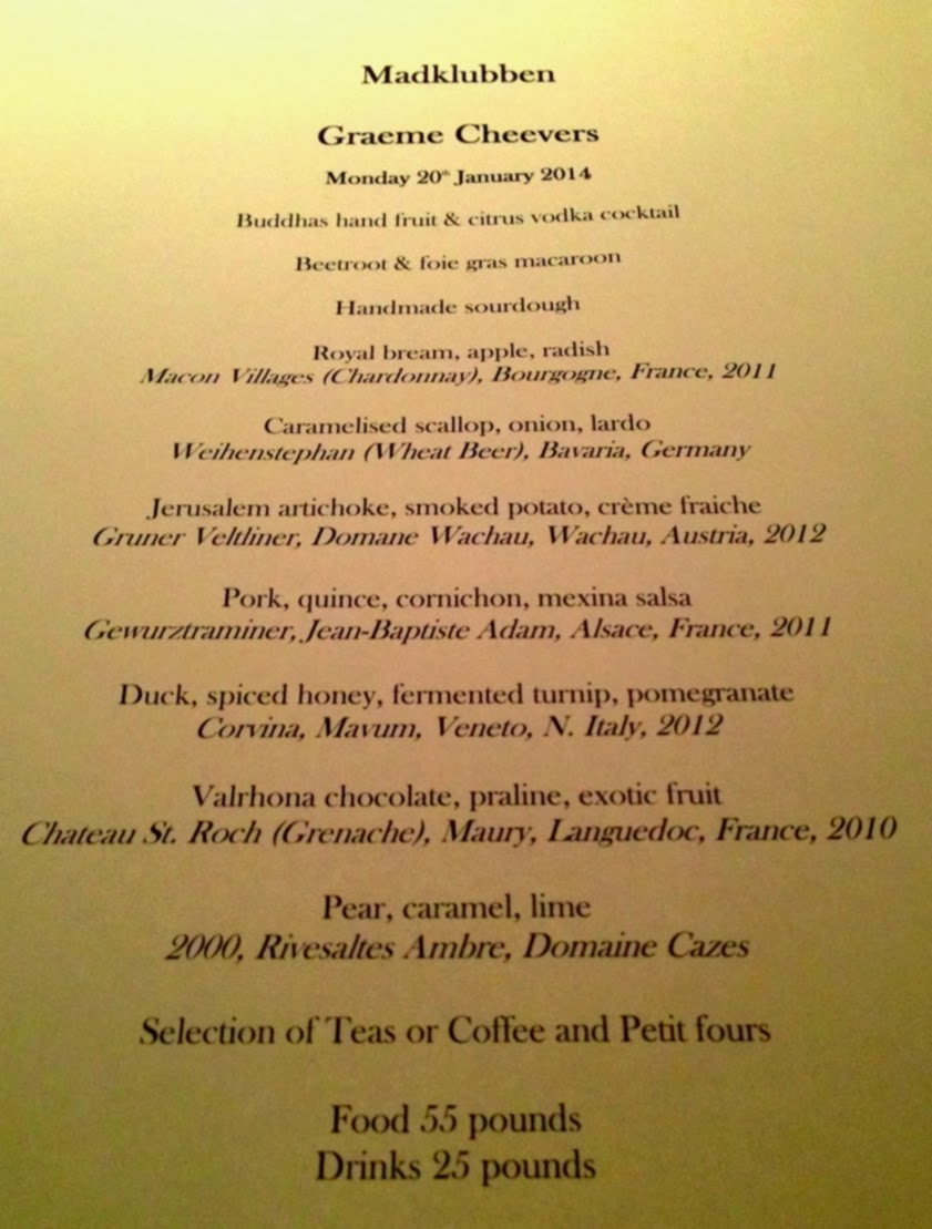 The Chefs Larder: February 2014