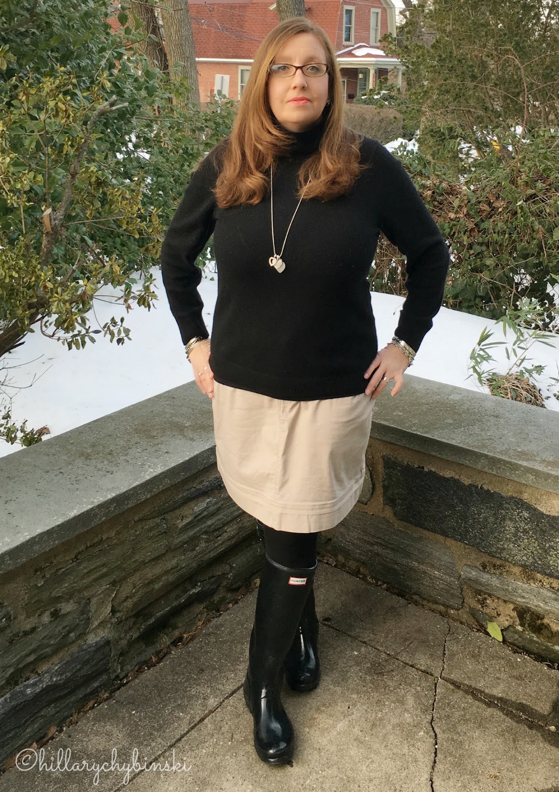 A Great Khaki Skirt - What I Wore