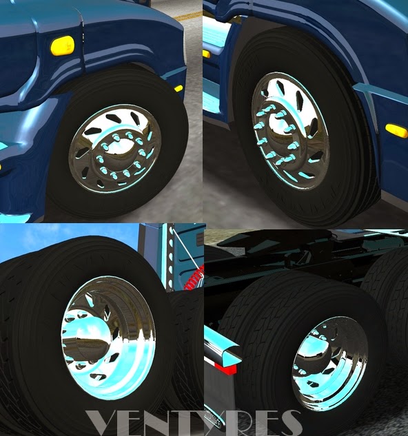 Freightliner Wheels by Ventures87 [HAULIN] - Zaza Art Team