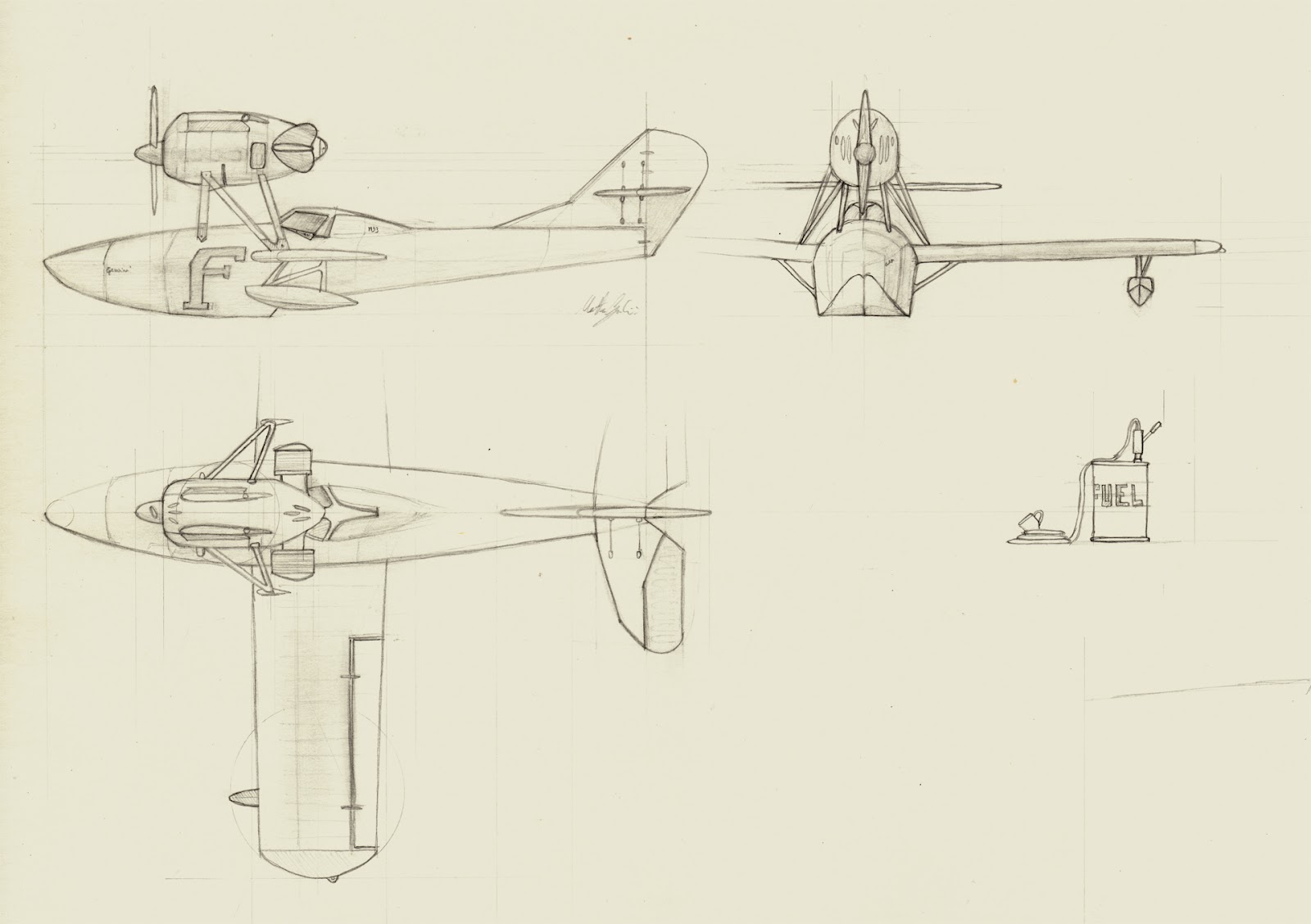 Studio Velocità: Macchi M.33