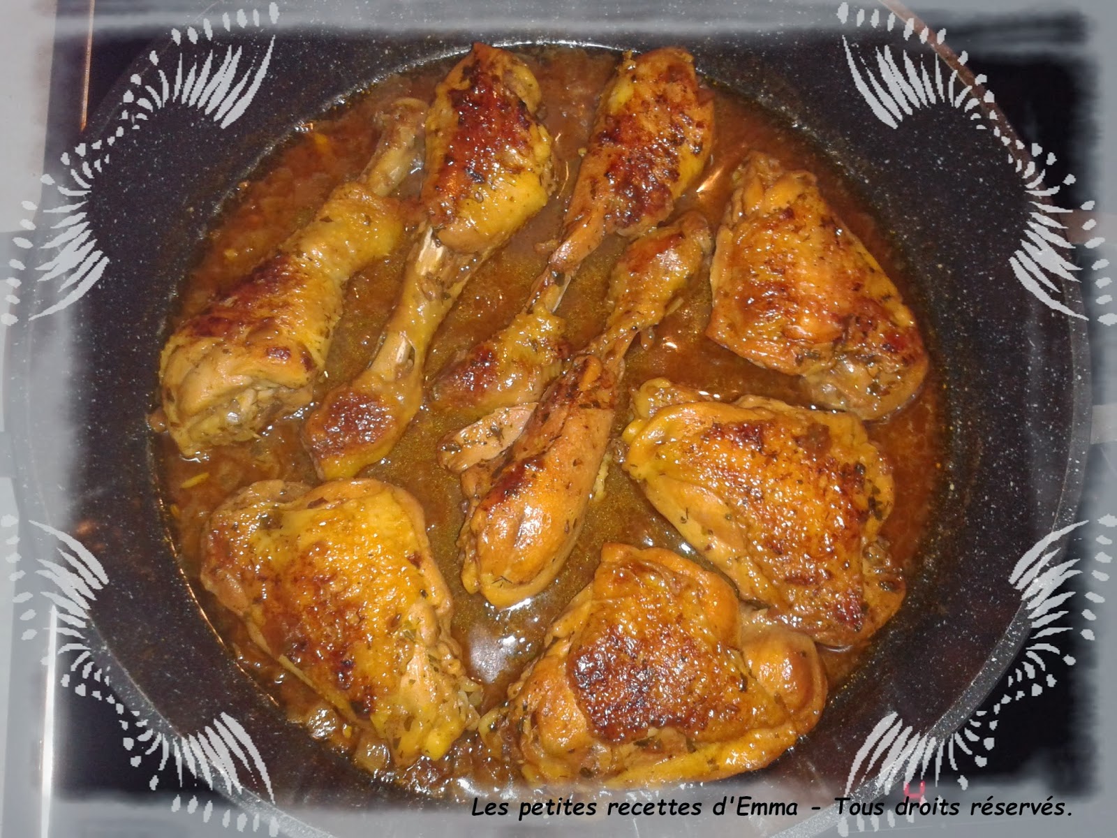 Les petites recettes d'Emma : Cuisses de poulet jaune toutes simples