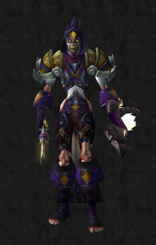 High Fashion Horde: Purple Diamonds Rogue Transmog
