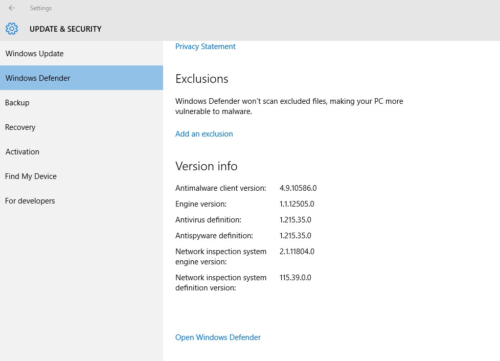 Windows Defender Pada Windows 10 dan Windows 8 Original - blog kibe