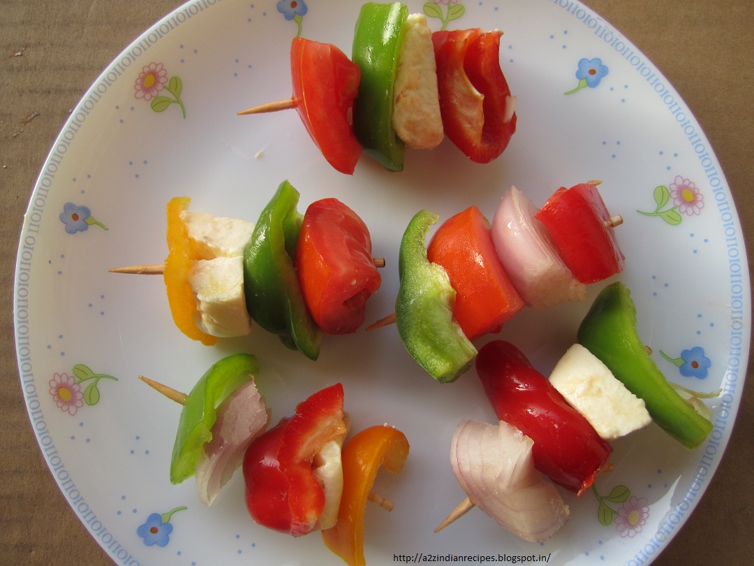 a2zindianrecipes: Tandoori Veg Paneer