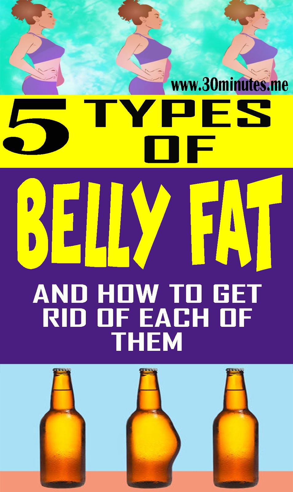 5 Types Of Belly Fat And How To Get Rid Of Each Of Them - HEALTH and ...