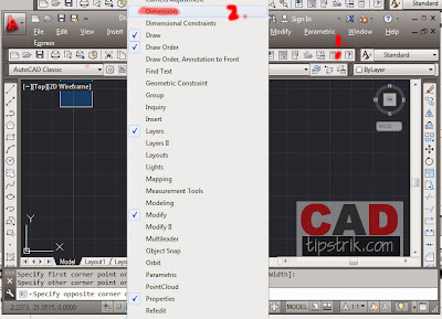 Penggunaan Linear Dimension Pada AutoCAD | Tips Triks AutoCAD