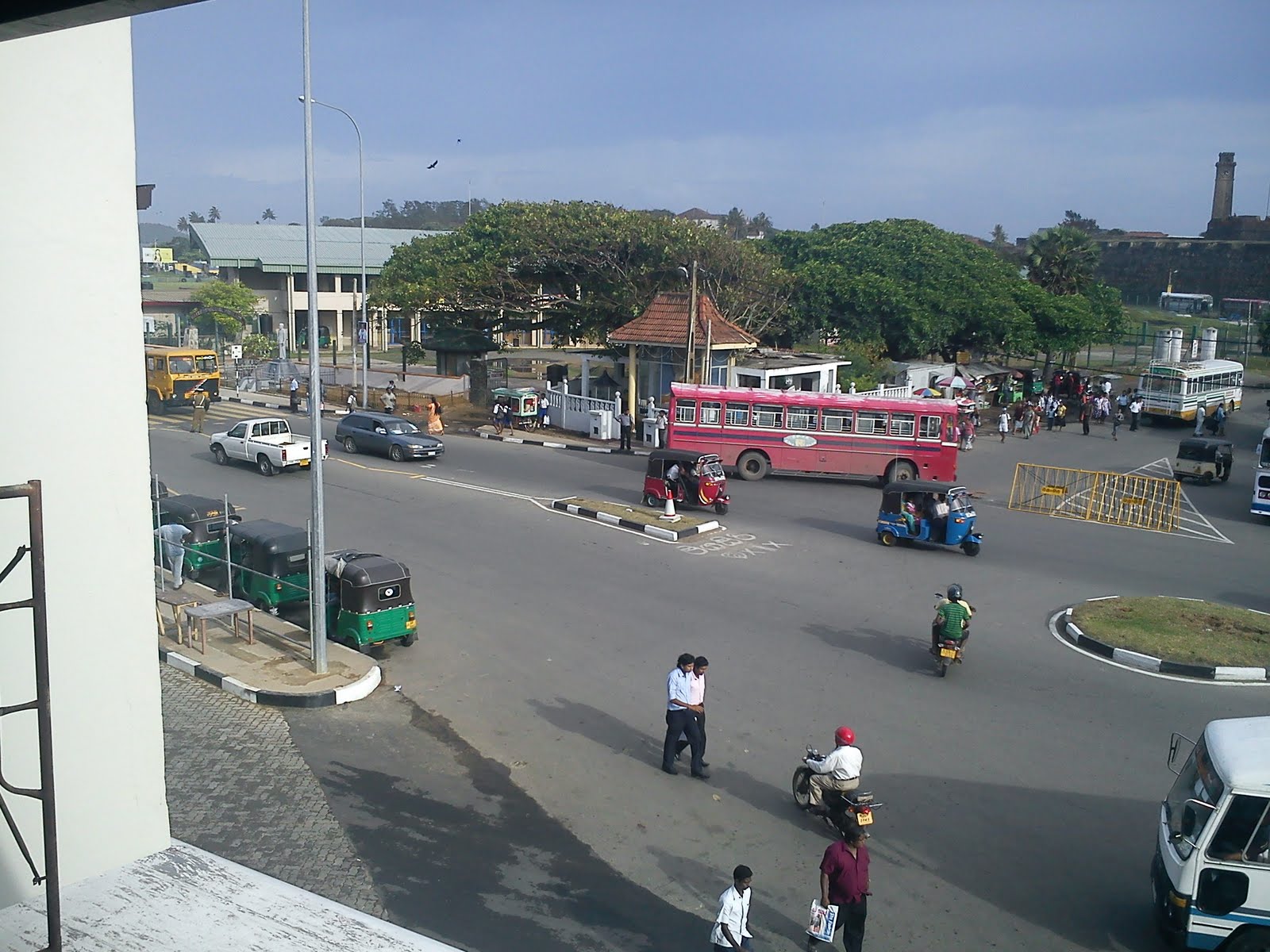 Modern bus stand for Galle