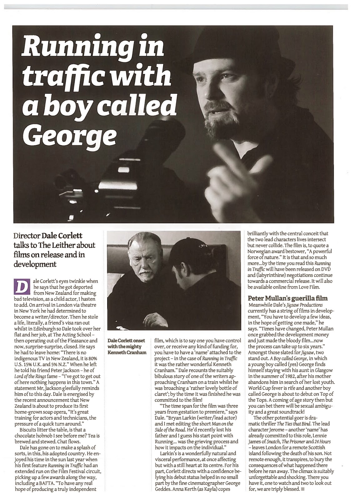 jigsaw productions blog: Leither Magazine Article