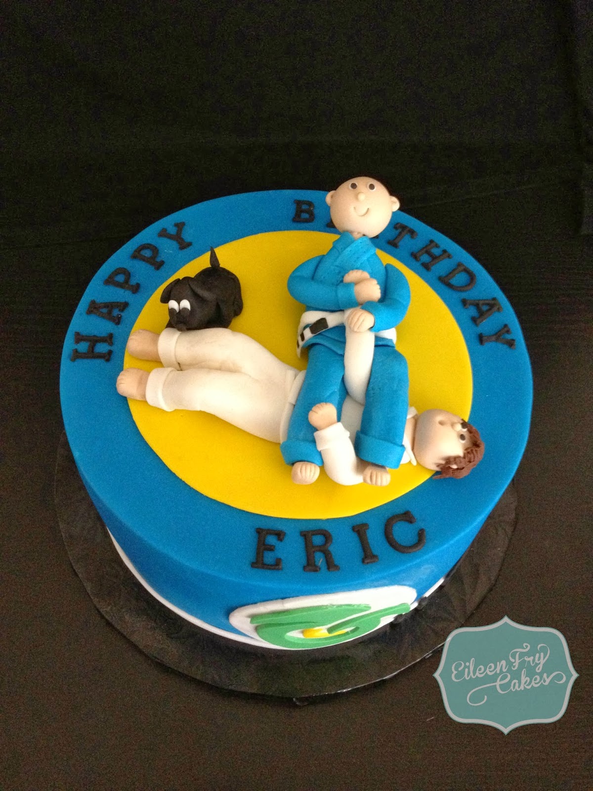 Eileen Fry Cakes: Jiu JItsu cake!