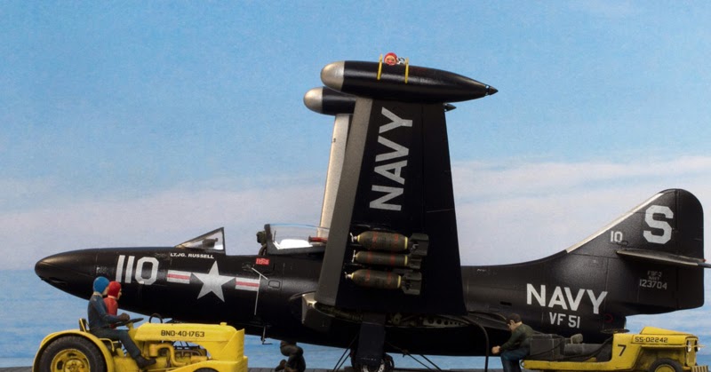 AlexS Scale Aircraft Modelling: Grumman F9F-2 Panther Model