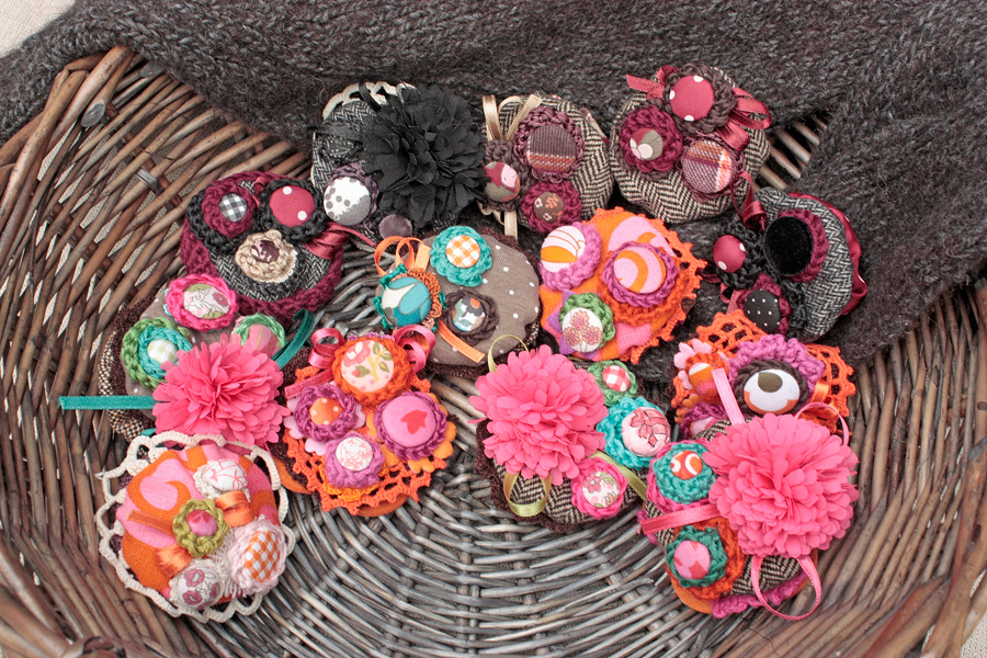 rRradionica: Color me autumn . Handmade brooches