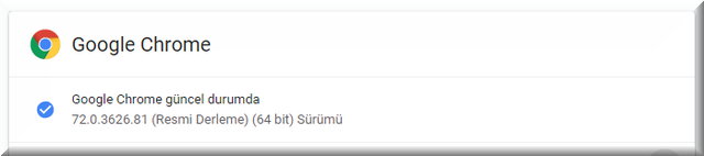 Chrome 72 Sürümü Yayınlandı!