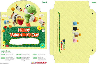 My Super Mario Boy: Poochy & Yoshi Printable Valentine's Day Cards