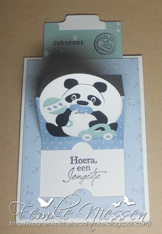 kaartenknutsels van femke: Pop-up slider cards baby boy and girl