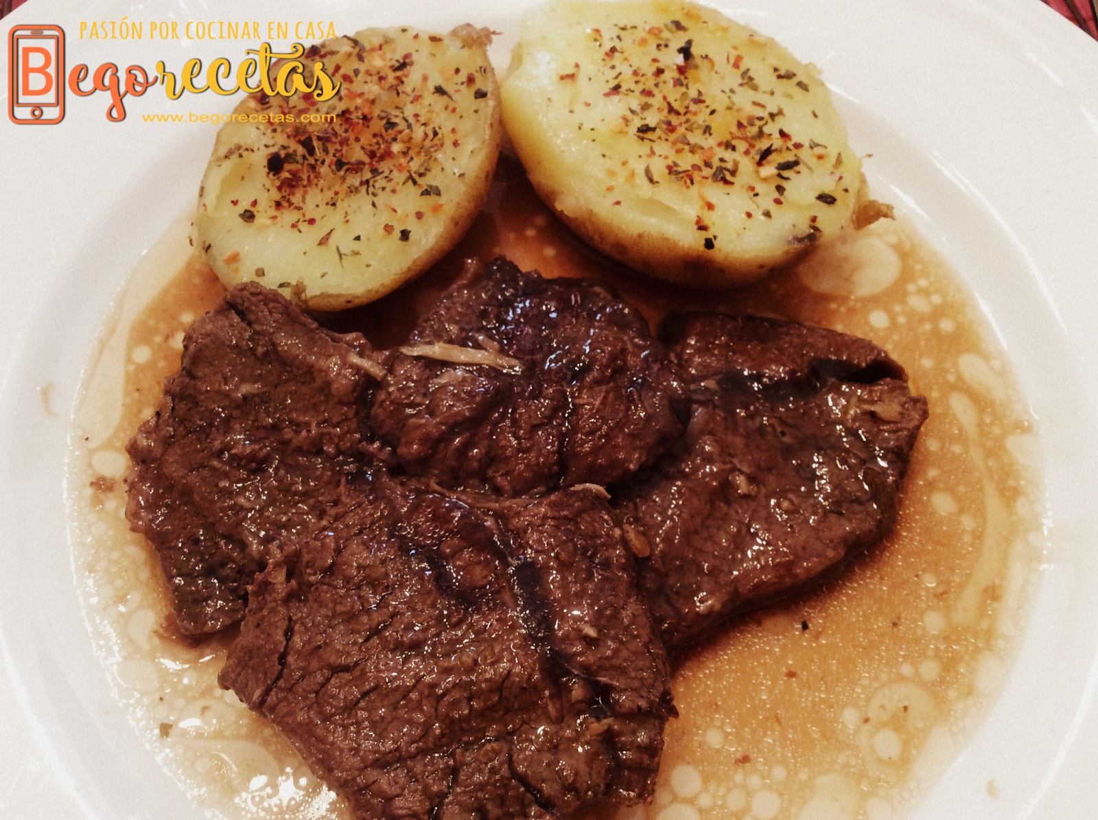 Morcillo o jarrete en salsa - Cecomix | BEGORECETAS