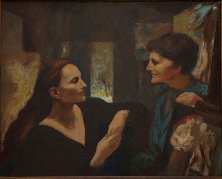 Miriam Slater Blog: Harry Carmean paints Miriam Slater