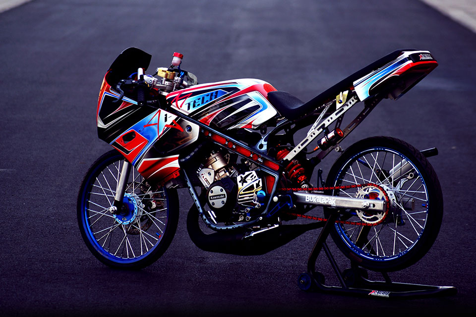 Modifikasi Ninja Rr Mono 250 150 Fi Full Fairing Bagus Sederhana Tapi ...