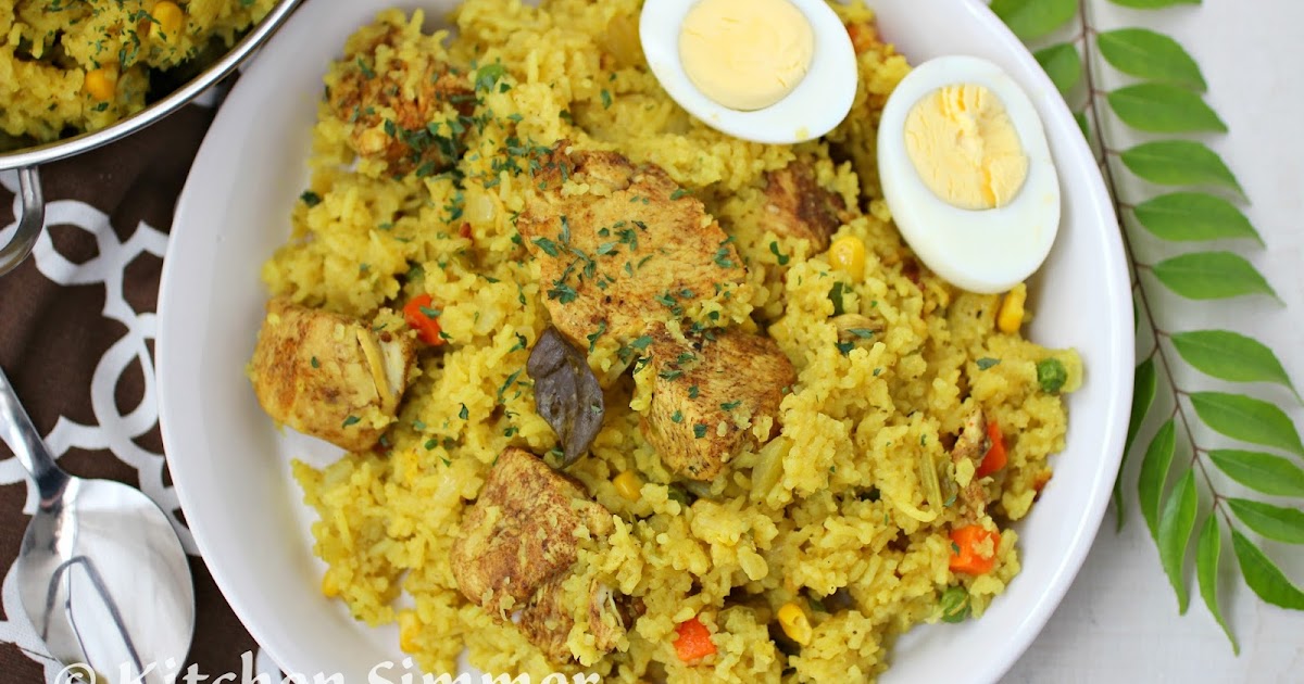 Kitchen Simmer: Chicken and Yellow Rice One Pot Dish