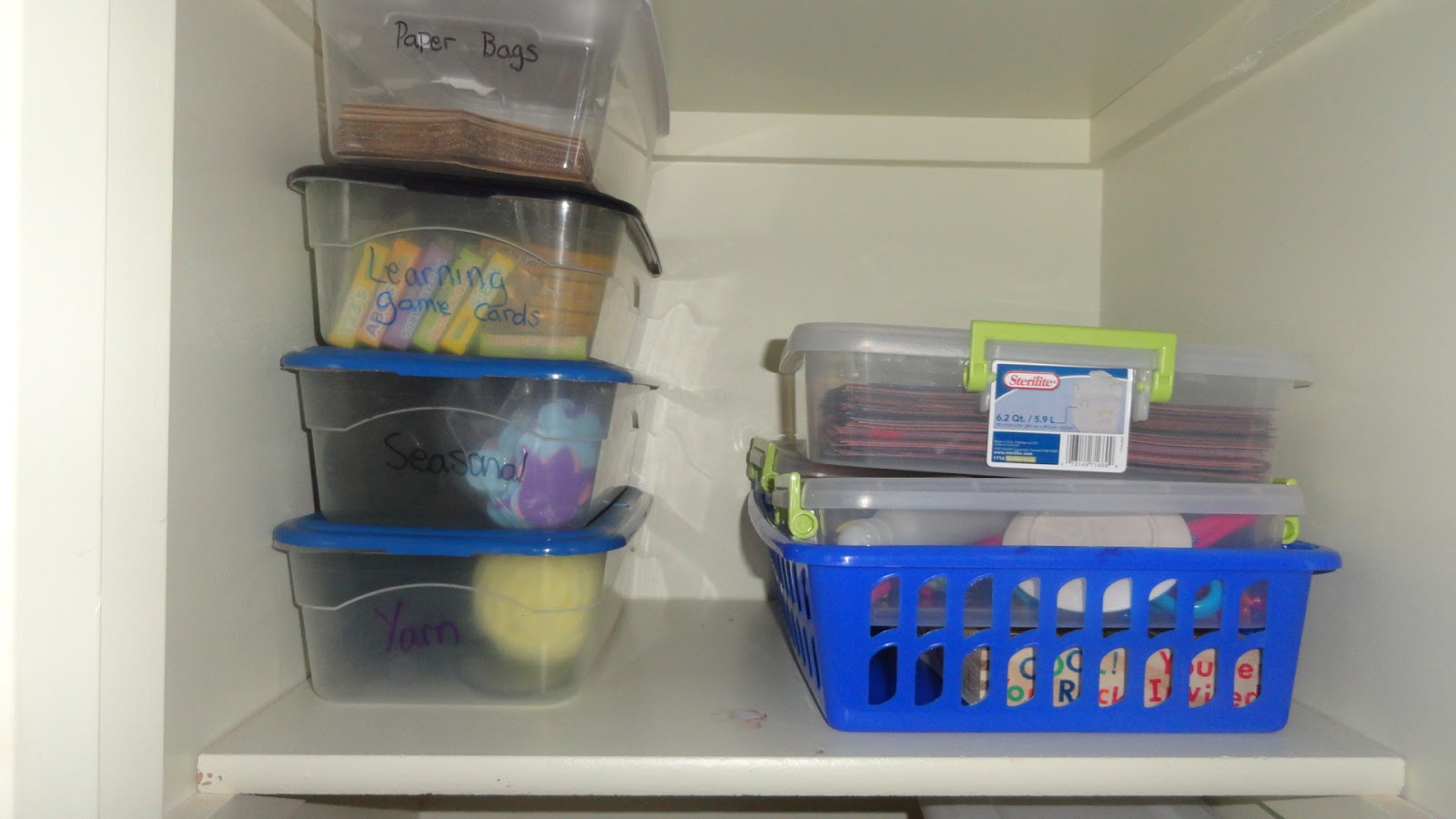 Create, Play, Teach: Kids Activity Closet Overhaul