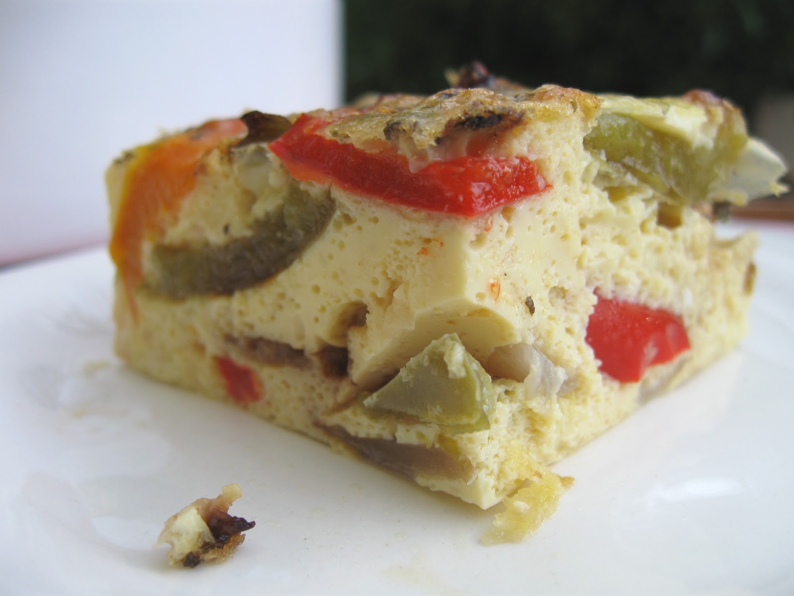 Tate's Kitchen: Roasted Pepper frittata