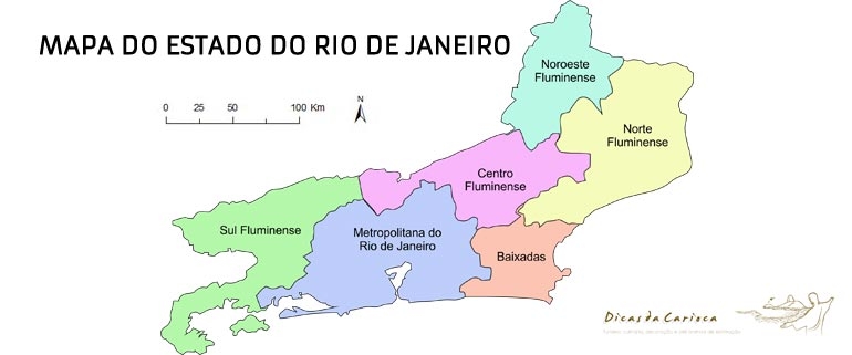 Mapas do Estado do Rio de Janeiro - Fox Press™
