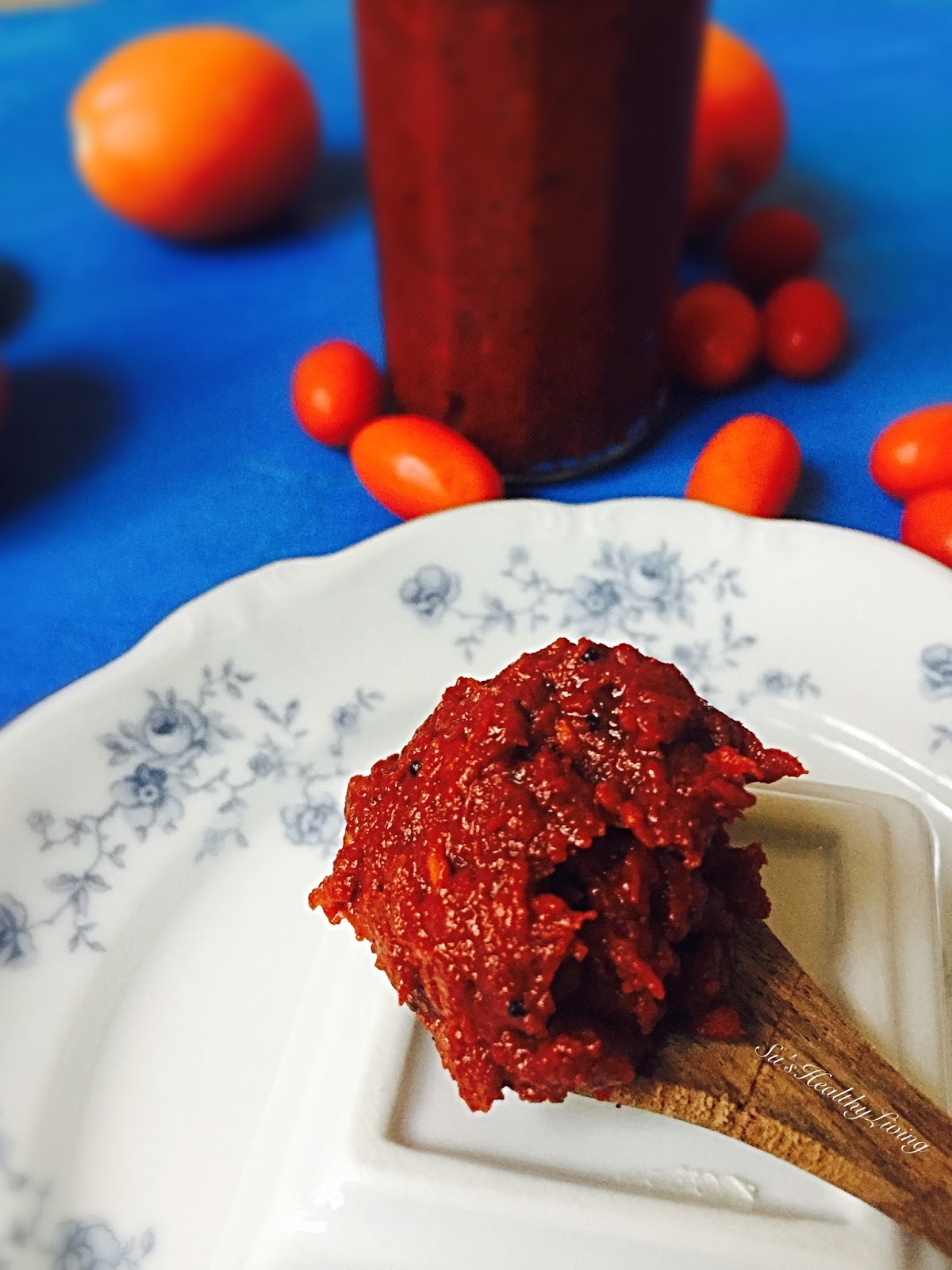 Su'sHealthyLiving: Tomato Pickle