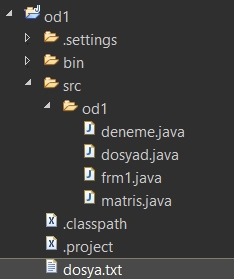 Yasin Hoca: Java Dosya İşlemleri