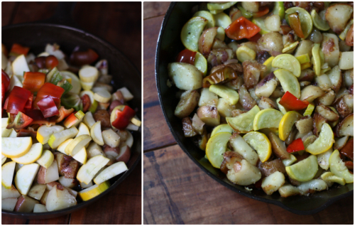 Weekend Brunch Recipe: Summer Vegetable Hash | 17 Apart