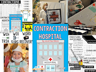 The Wanderlust Teacher: Contraction Hospital Word Surgery
