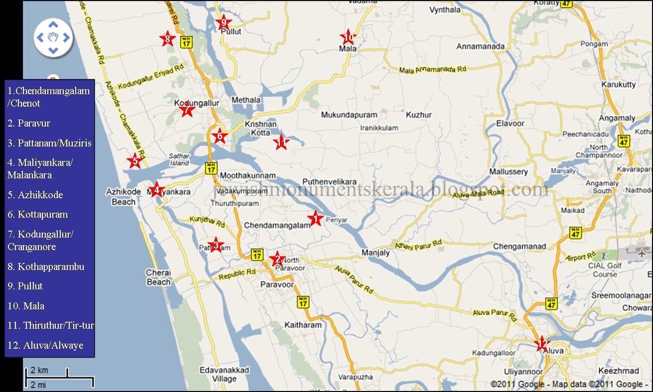 Jewish Monuments of Kerala: I. PARAVUR-KODUNGALLUR-CHENDAMANGALAM-MALA ...
