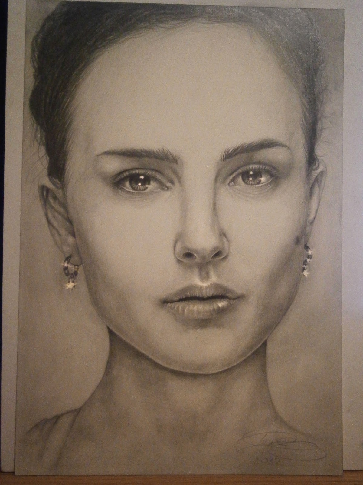 Darko Mitrevski: Natalie Portman, step by step pencil drawing, by Darko ...