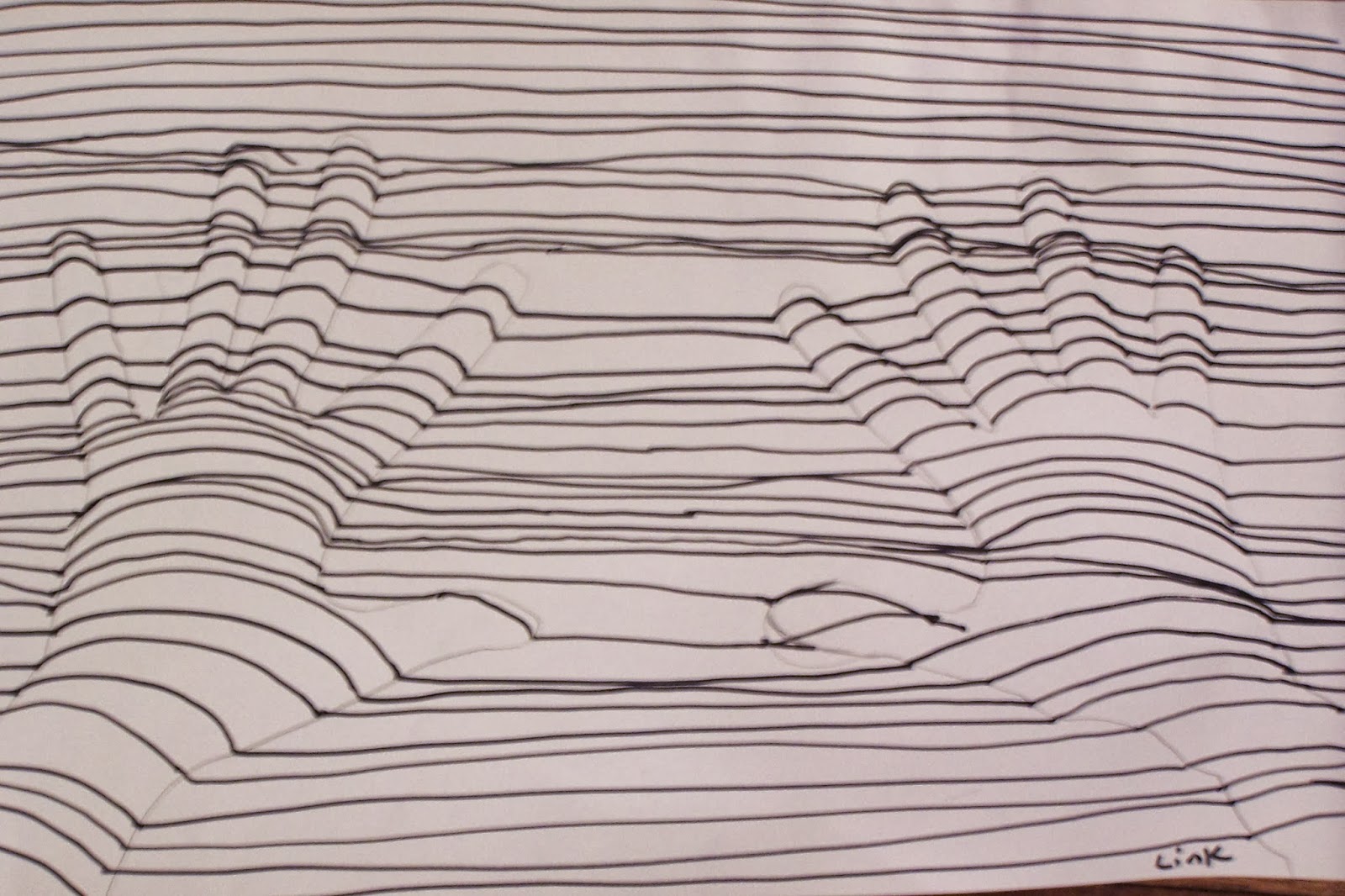 Art Teacher for Hire! and Sculptresslink: Contour line hand drawing